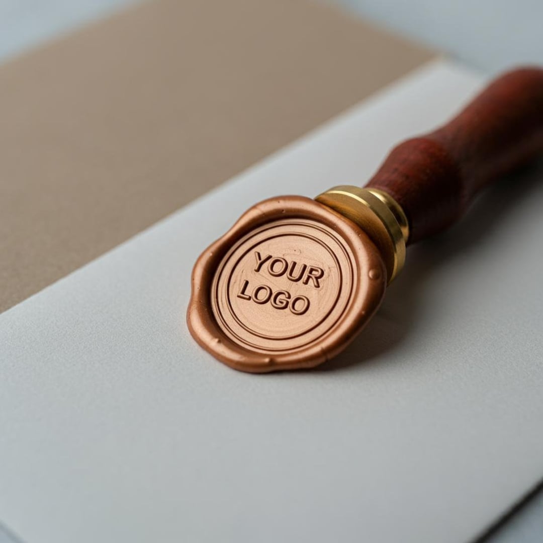 Custom Logo Wax Seal Stickers: Self-adhesive Personalized Seals - Etsy