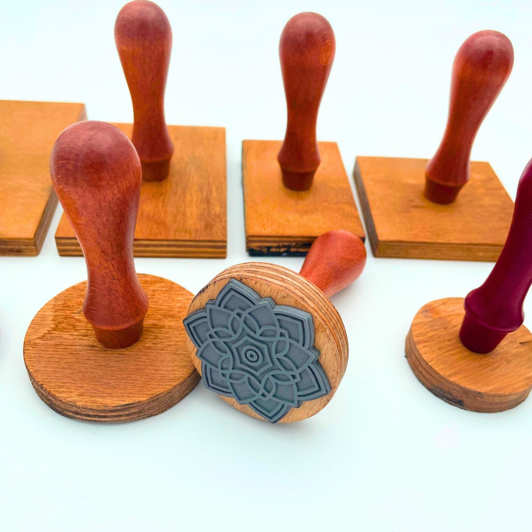 Custom Logo Stamp, Create Your Own Custom Stamp, Personalized Wooden ...