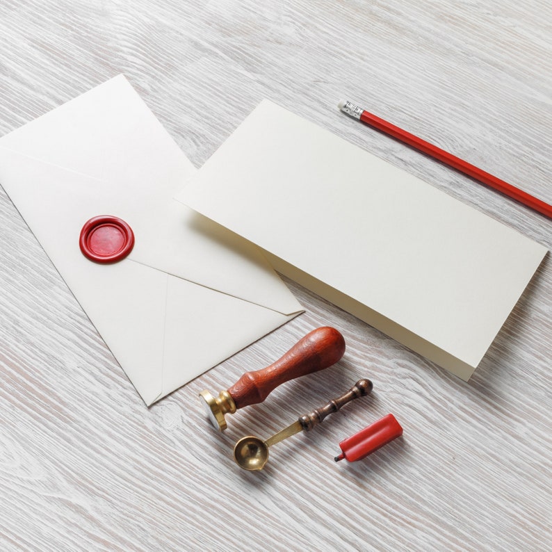Custom Monogram Wax Seal Stickers: Self-adhesive, Personalized Design ...