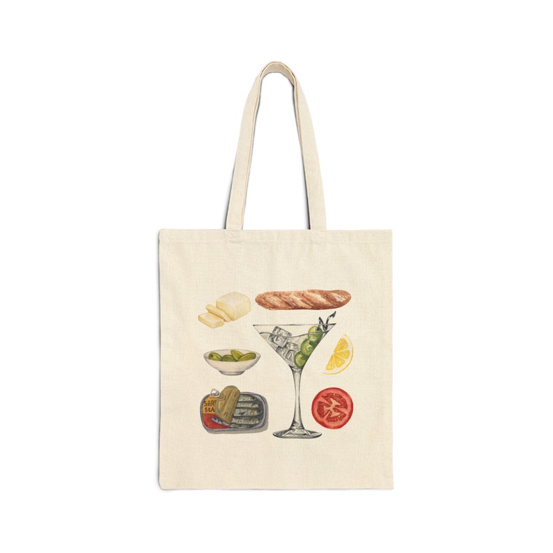 Italian Summer Tote Bag Italy Tote Bag Sardines Dirty Martini La Dolce ...