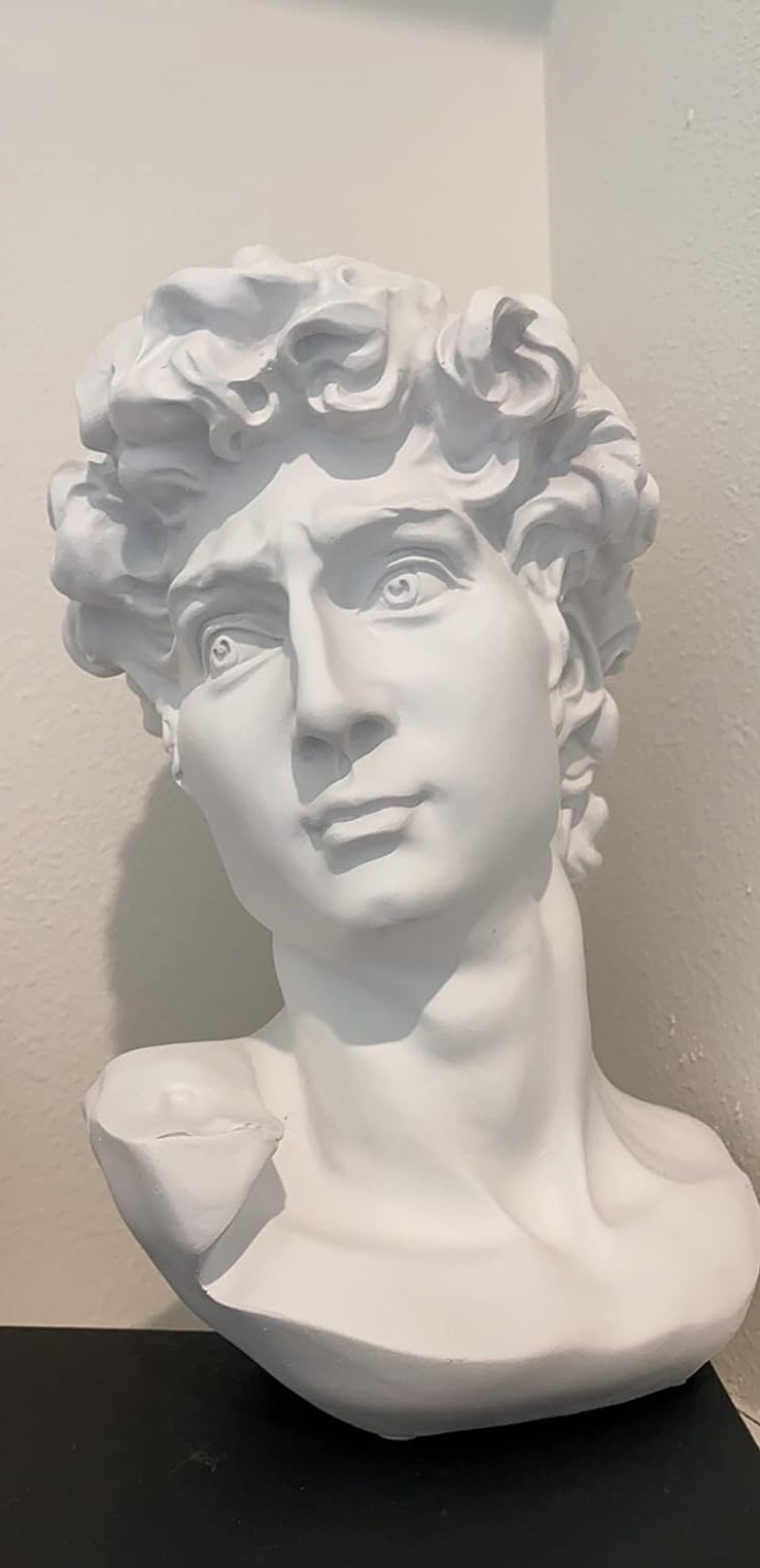 Roman Bust Greek Mythology Sculpture Home Decor Accent Table ...