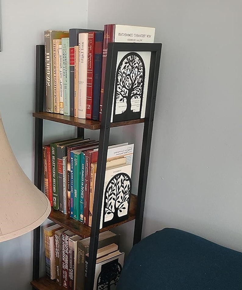 Tree of Life Metal Bookends, Decorative Shelf Stoppers (3 Pairs) - Etsy