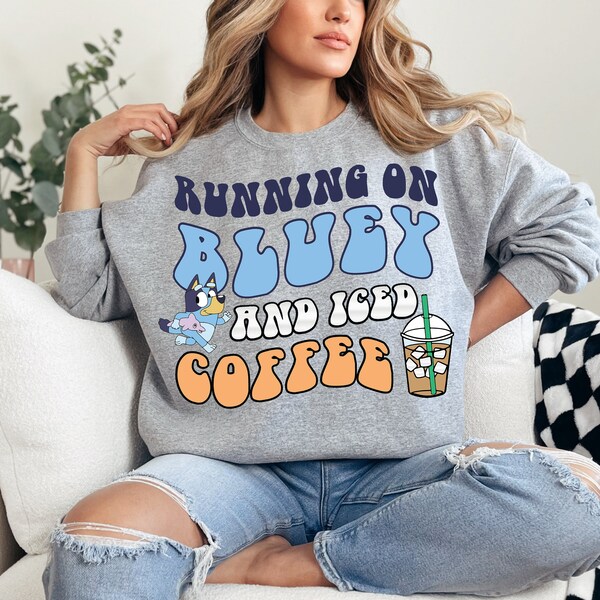 Bluey With Coffee Png - Etsy