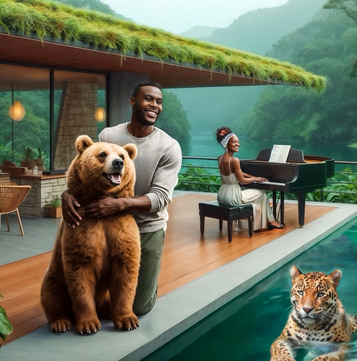 Custom Realistic Paradise Portrait - 2 People - Etsy