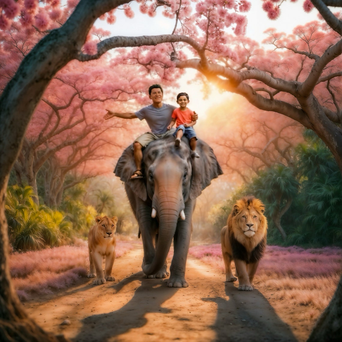 Custom Realistic Paradise Portrait - 2 People - Etsy