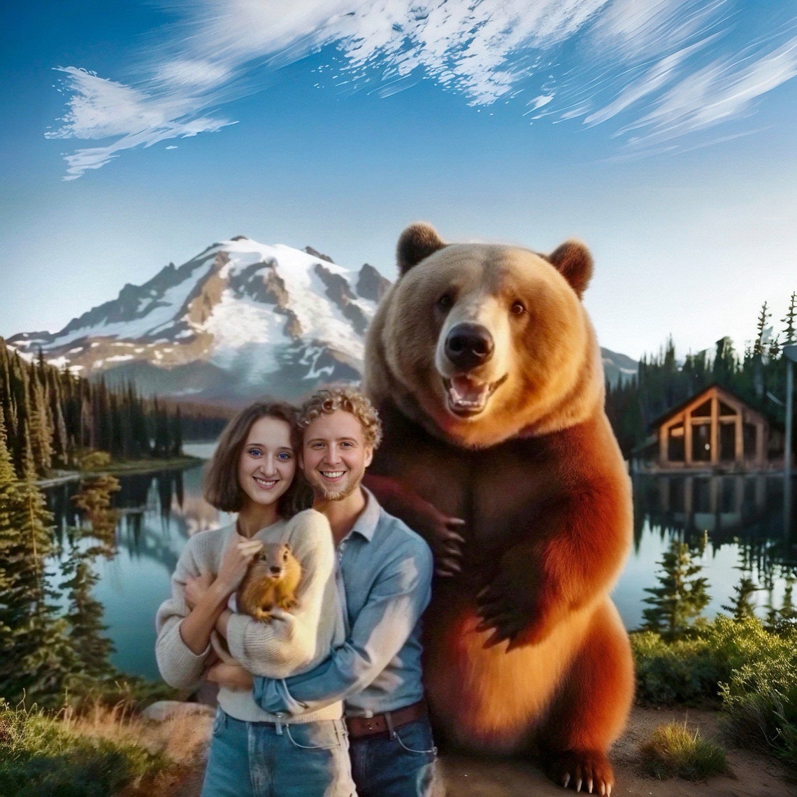 Custom Realistic Paradise Portrait - 2 People - Etsy