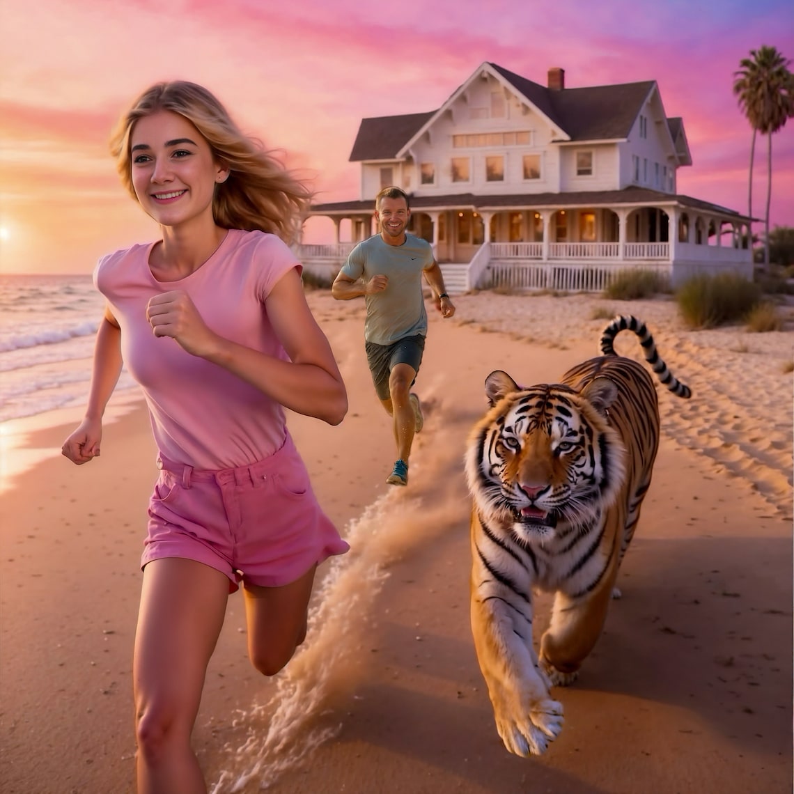 Custom Realistic Paradise Portrait - 2 People - Etsy