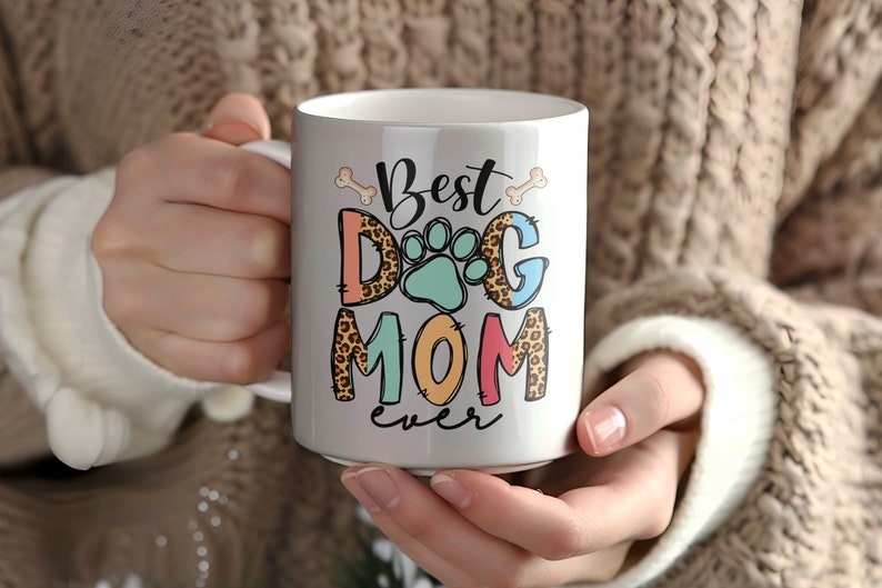 Personalized Dog Mom Mug With Your Photo Best Dog Mom Ever Custom Dog ...