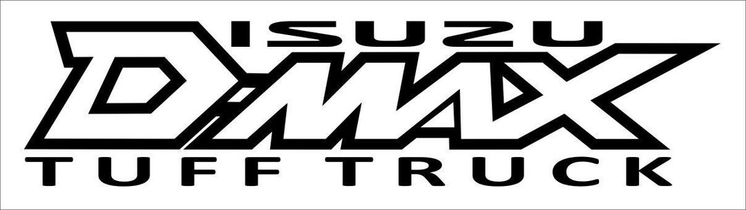 Isuzu D-max Tuff Truck Vinyl Decal 260 X 60 Mm CONFIRM Your Color ...