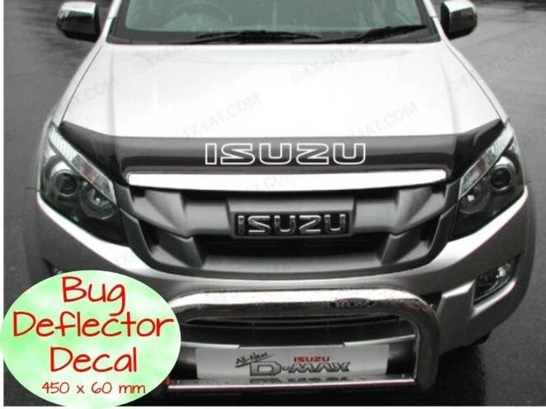 ISUZU Bug Deflector Decal 450 X 60 Mm CONFIRM Your Color - Etsy