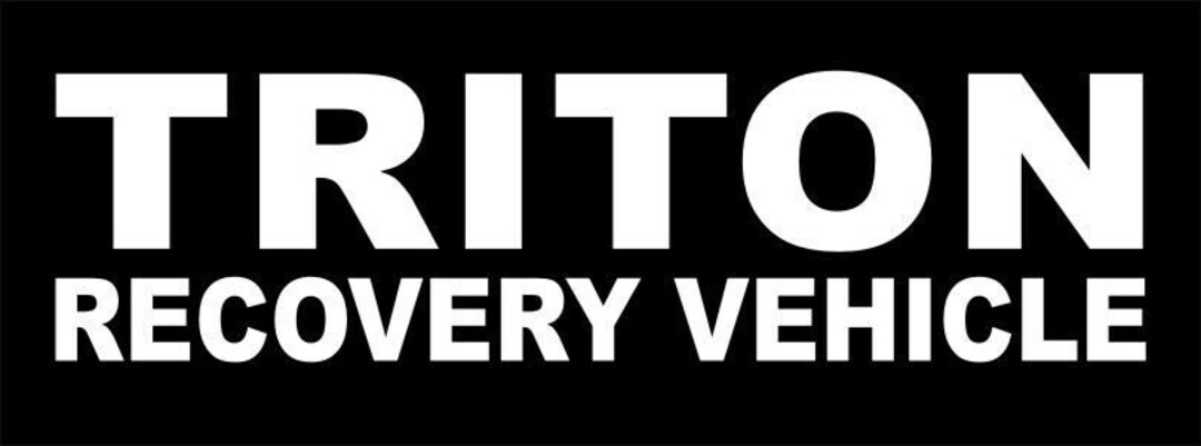 Triton Recovery Decal 260 X 70 Mm CONFIRM Your Color - Etsy
