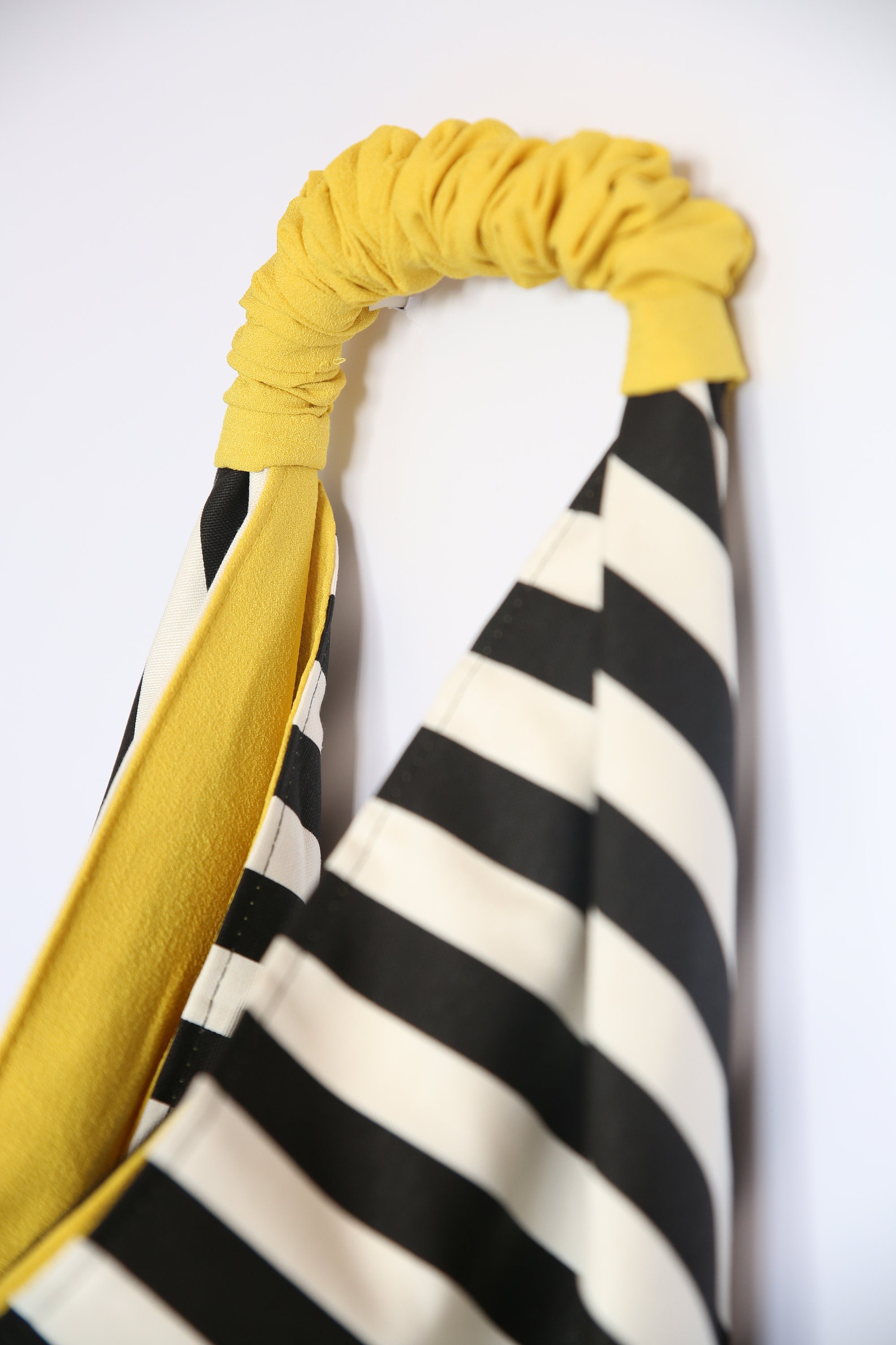 Black-white Striped Origami Bag, Beach Bag, Shoulder Bag, Tote Bag, New ...