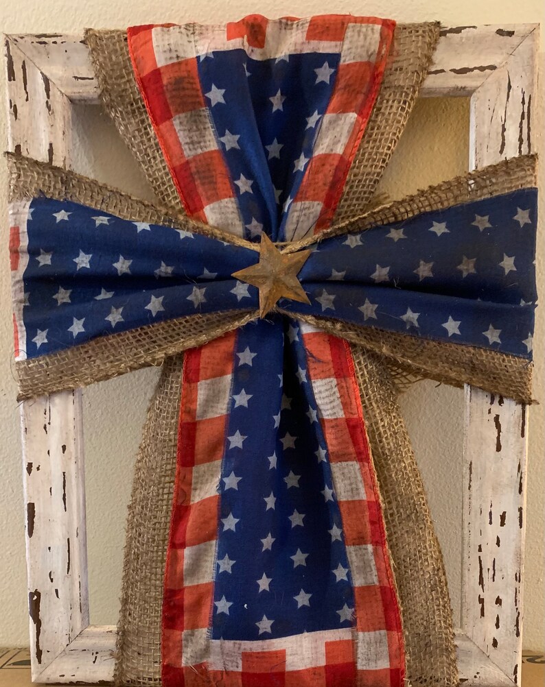 Rustic American Flag Frame - Etsy