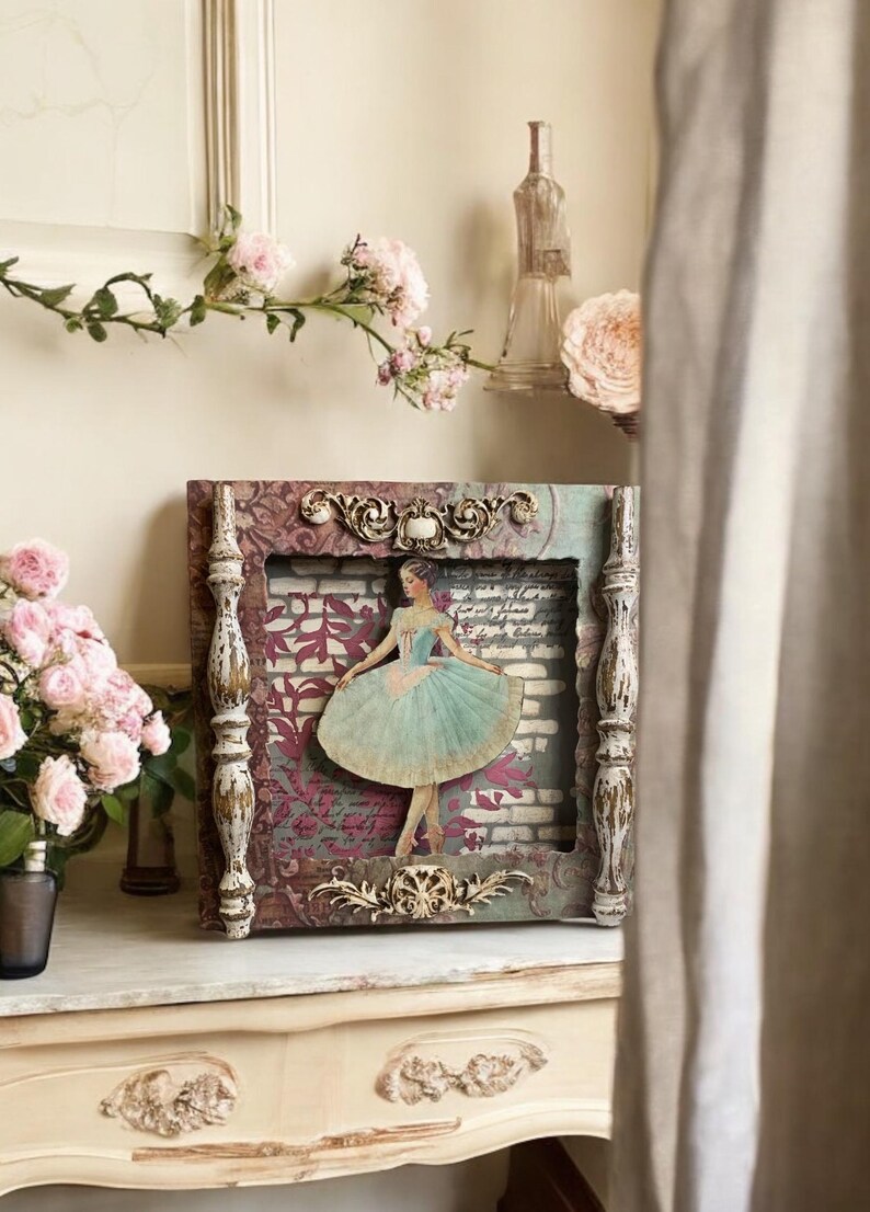 Shadow Box 3-D Ballerina - Etsy