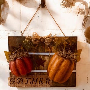 Gather Fall Sign - Etsy