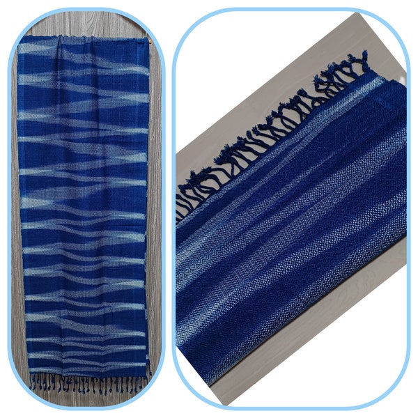 Indigo Scarf - Etsy