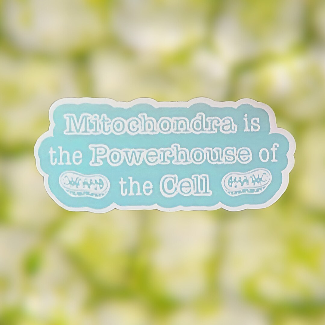 Mitochondria Powerhouse Sticker - Etsy