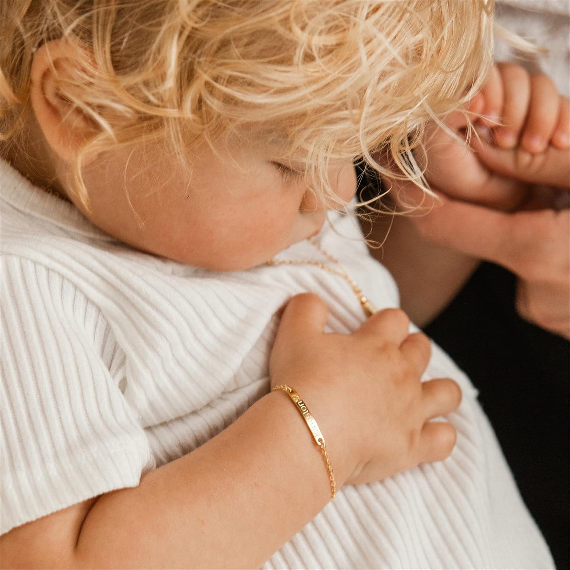 Personalized Baby Bracelet: Custom Name, Minimalist Jewelry - Etsy