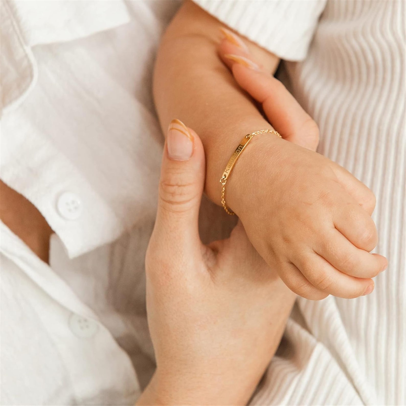 Personalized Baby Bracelet, Custom Name Bracelet Child Bracelet, Baby ...