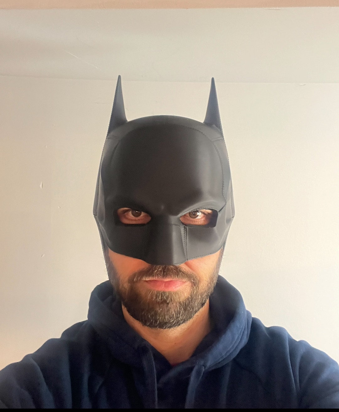 3D Printed Batman Mask Cowl Helmet Magnetic Design for Cosplay and ...