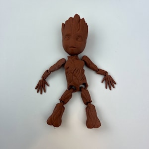 Adorable 3D Printed Baby Groot Figurine - Handmade Guardians of the ...