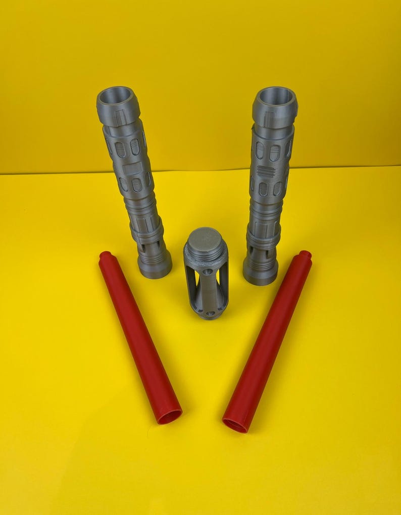3D Printed Collapsible Double-bladed Lightsaber Toy – Perfect for Star ...