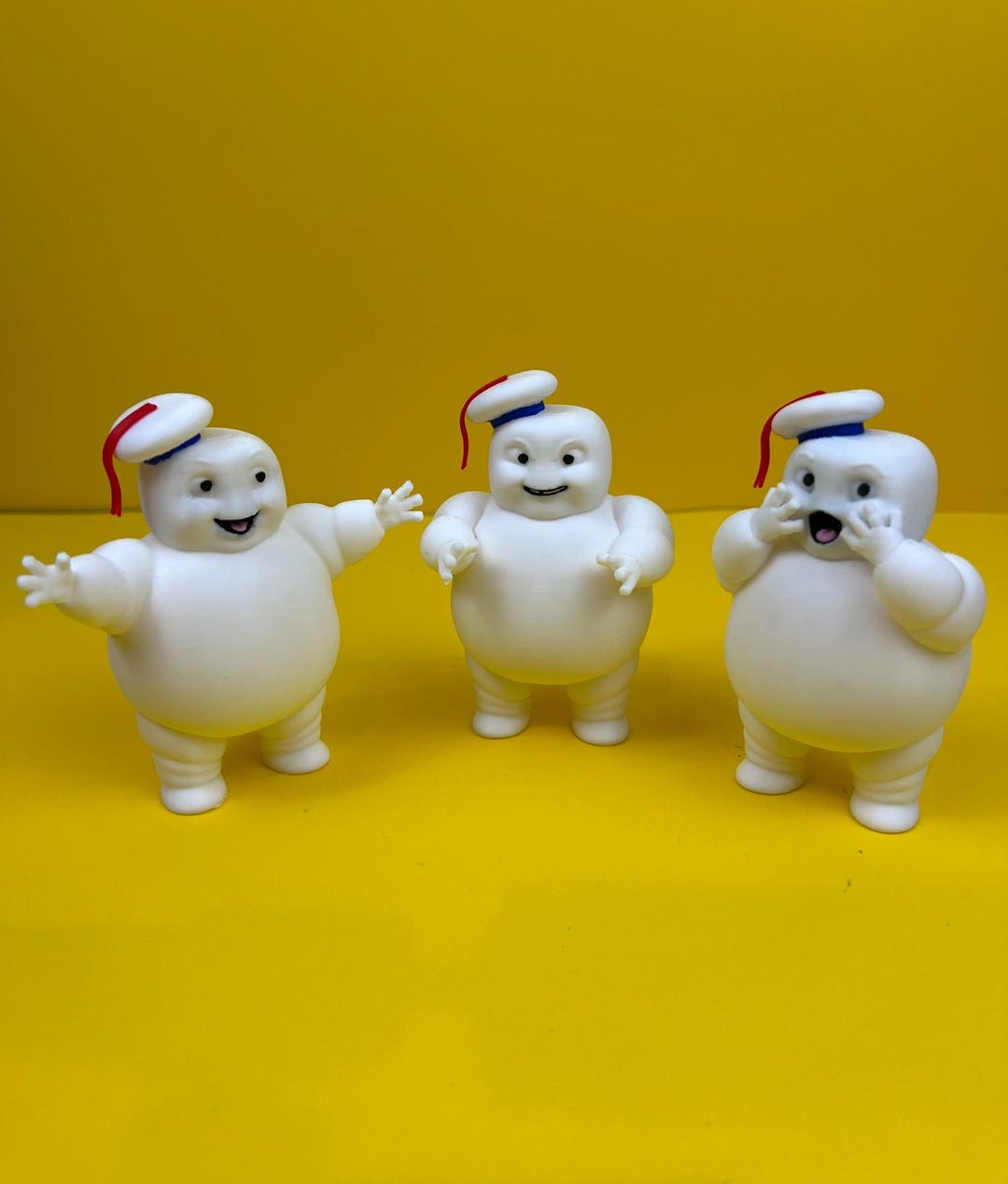 Ghostbusters Mini Stay Puft Marshmallow Man Figures - 3D Printed ...