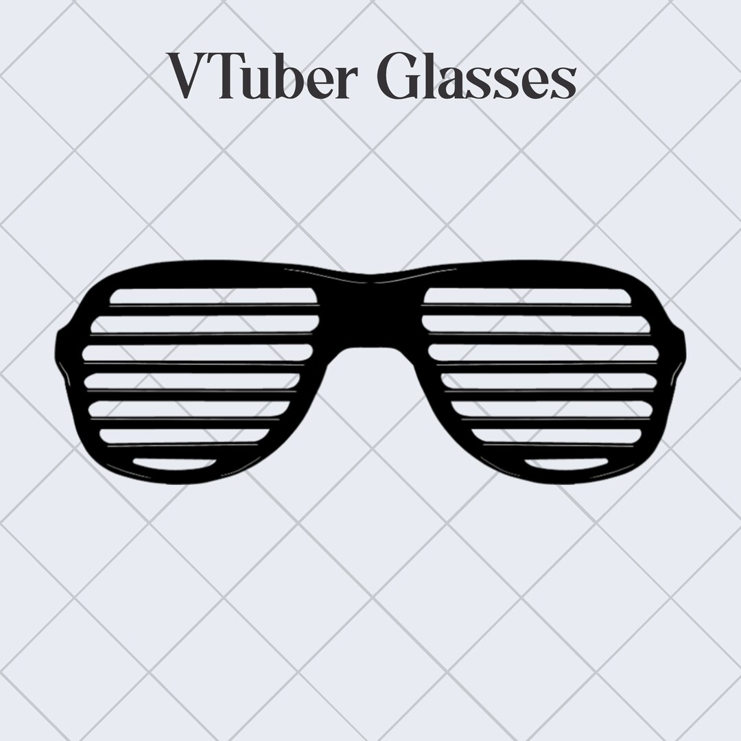 Vtuber Glasses Assets Vtuber Assets Many Colors - Etsy