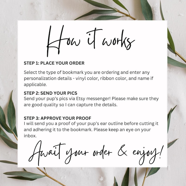 Personalized Dog Ear Acrylic Bookmark | Custom Pet Outline, Ribbon ...