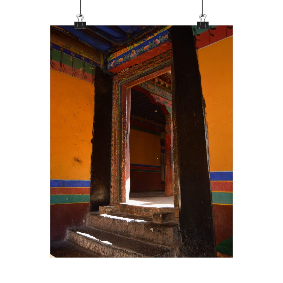 Jokhang Temple Lhasa Tibet Poster. Tibet Wall Art. - Etsy