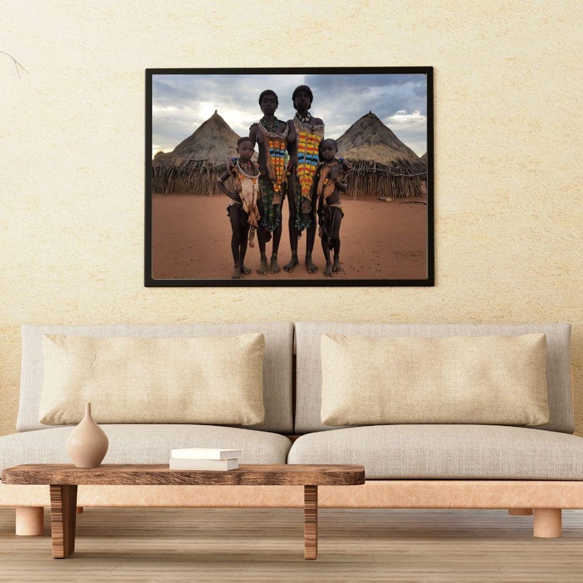 Hamar Tribe Village Ethiopia Africa. Omo Valley Wall Art. - Etsy