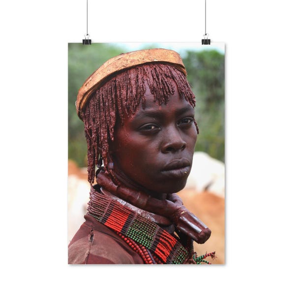 Hamar Tribe Village Ethiopia Africa. Omo Valley Wall Art. - Etsy