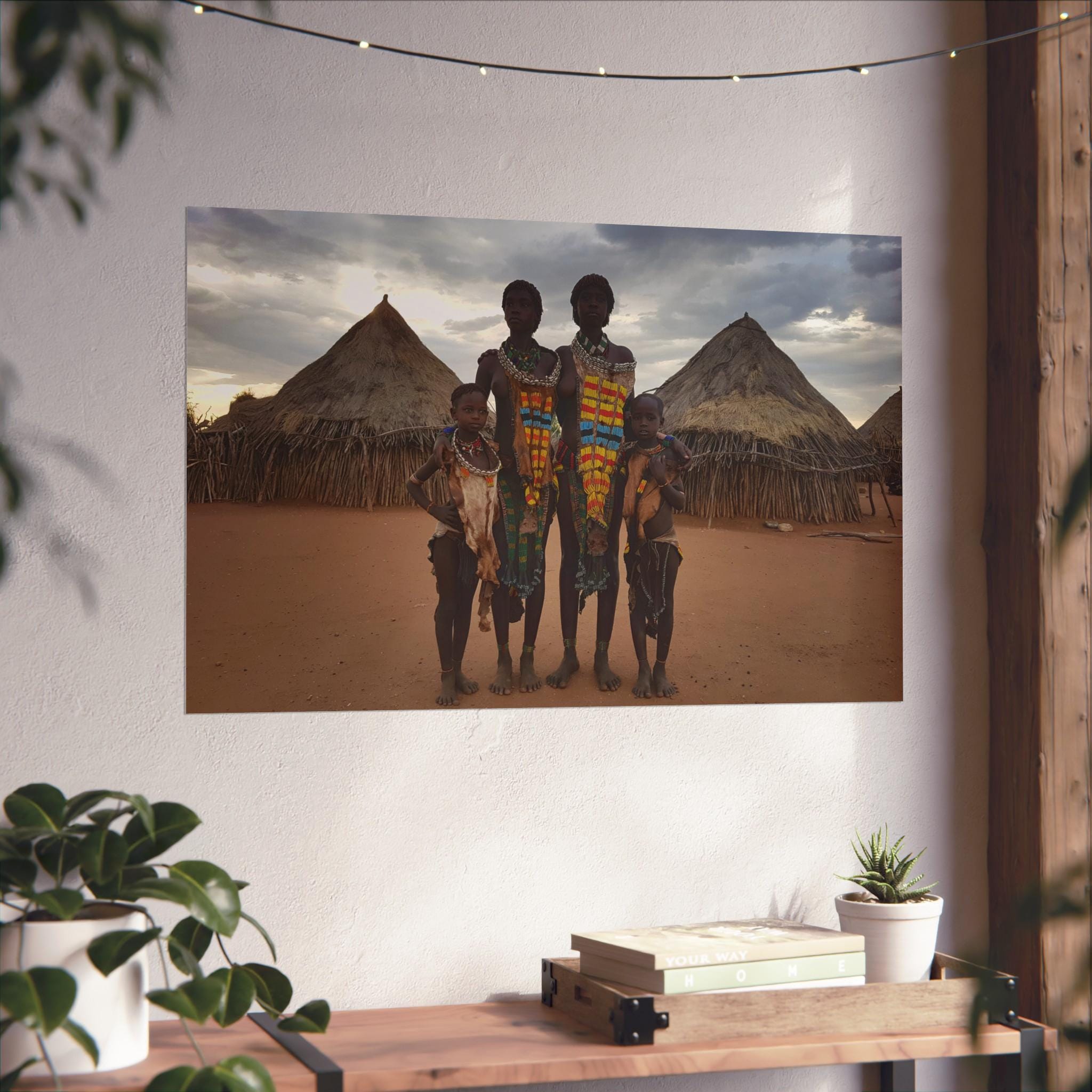 Hamar Tribe Village Ethiopia Africa. Omo Valley Wall Art. - Etsy