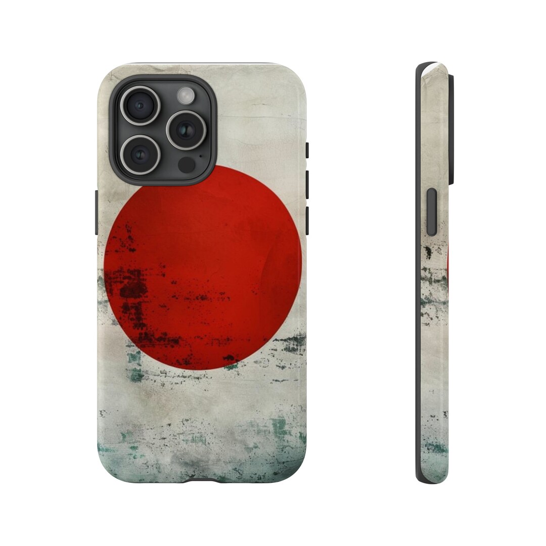 Japan Flag Phone Case Tough Cases - Etsy