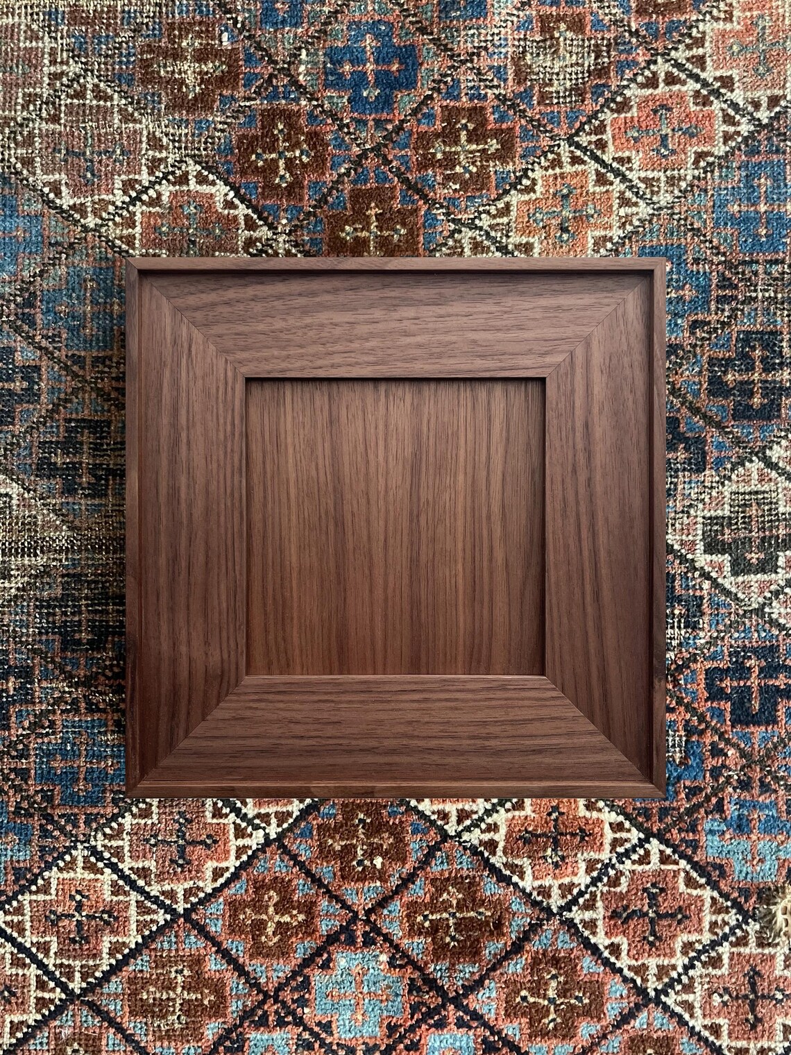 Wooden Picture Frame - Walnut - Minimalistic Design, Wide Profile With ...