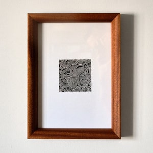 Wood Picture Frame / Mahogany / Solid Wood, Simple Profile - Etsy