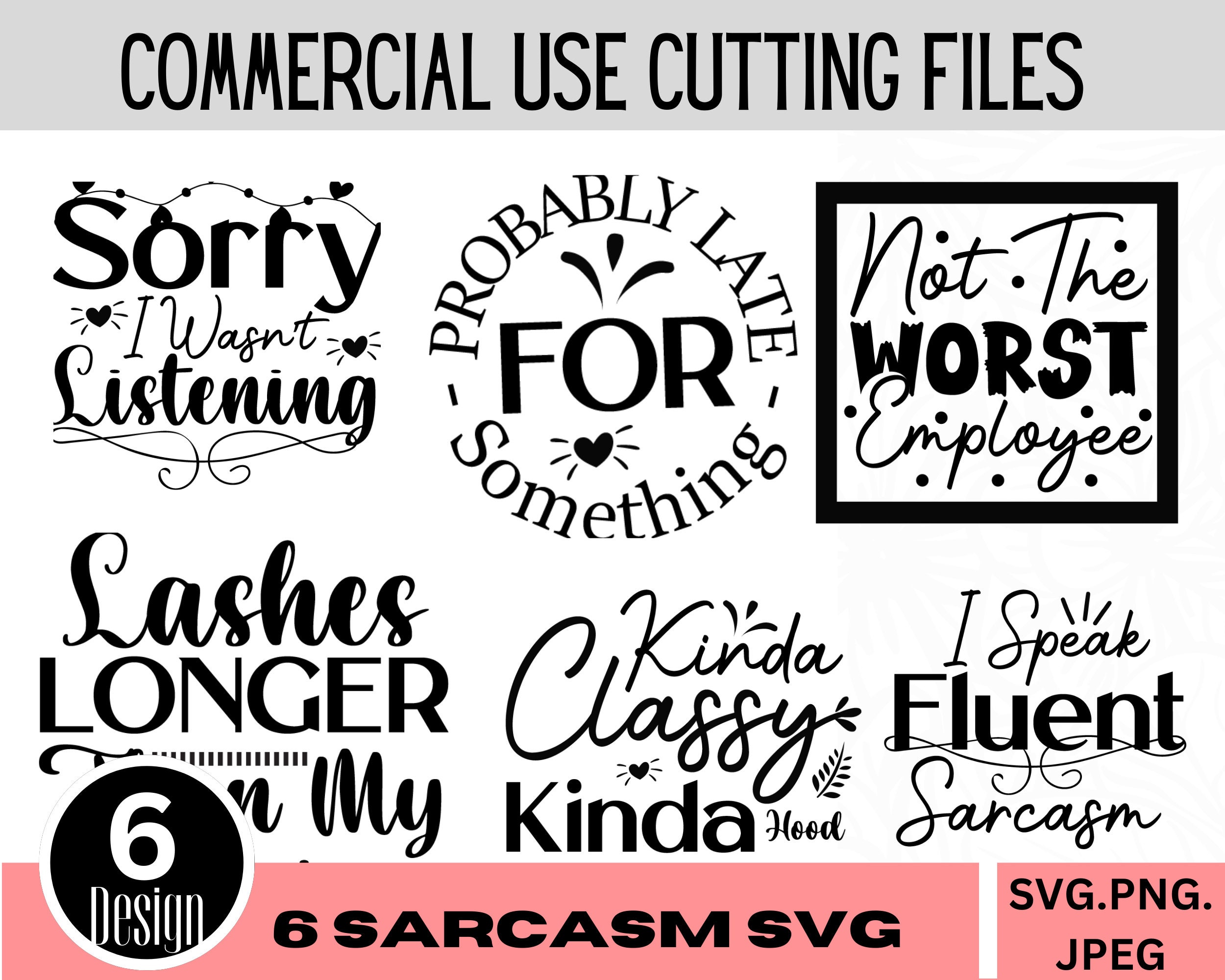 Funny Sarcasm Svg Design, Printable Clipart Digital Download, Sarcastic ...