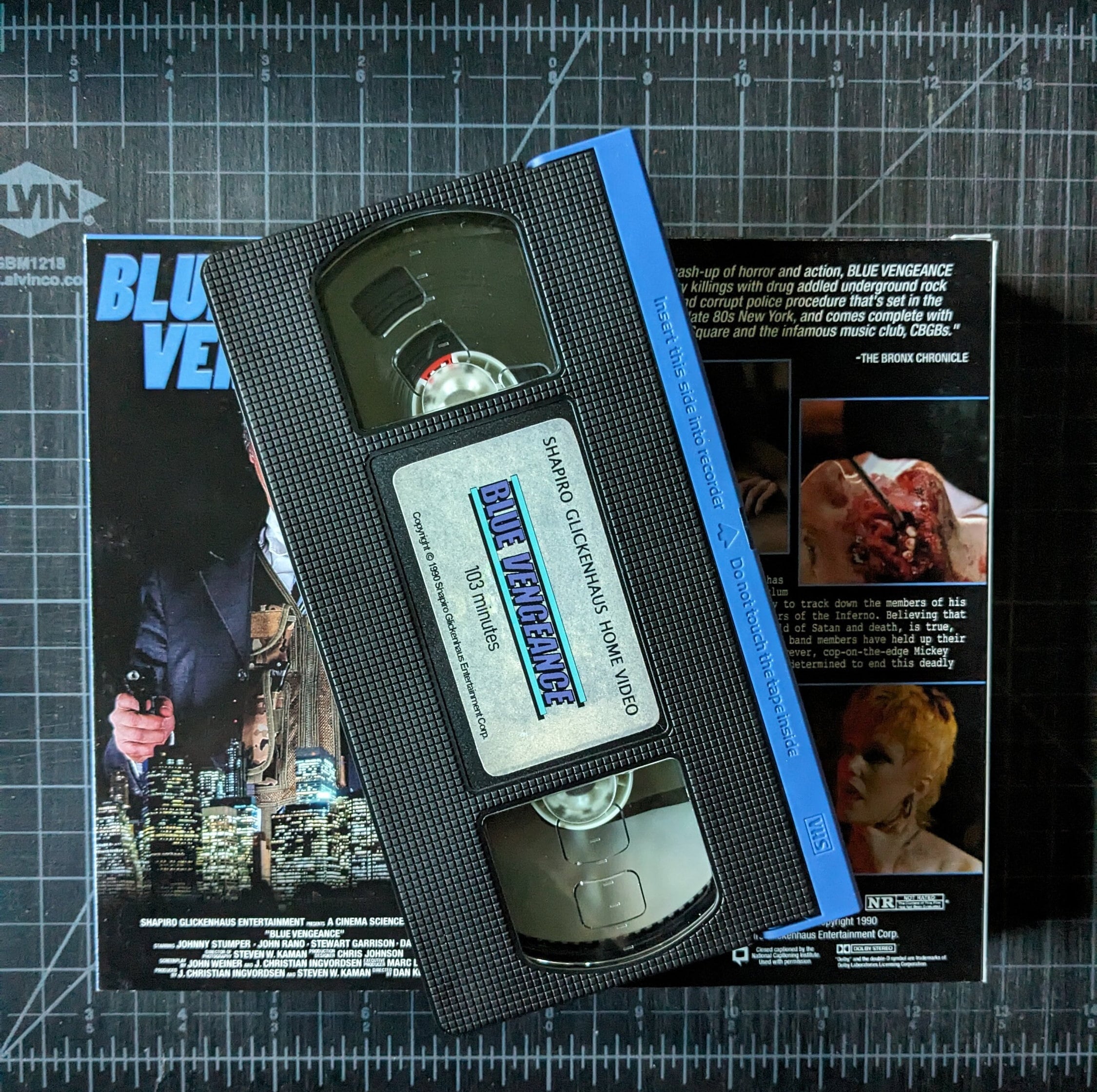 Blue Vengeance Custom Vhs - Etsy