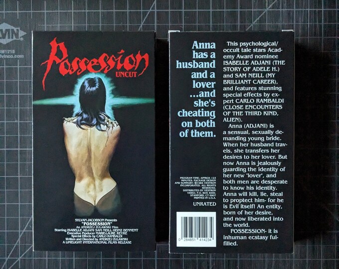 Possession 1981 Uncut Custom Vhs - Etsy