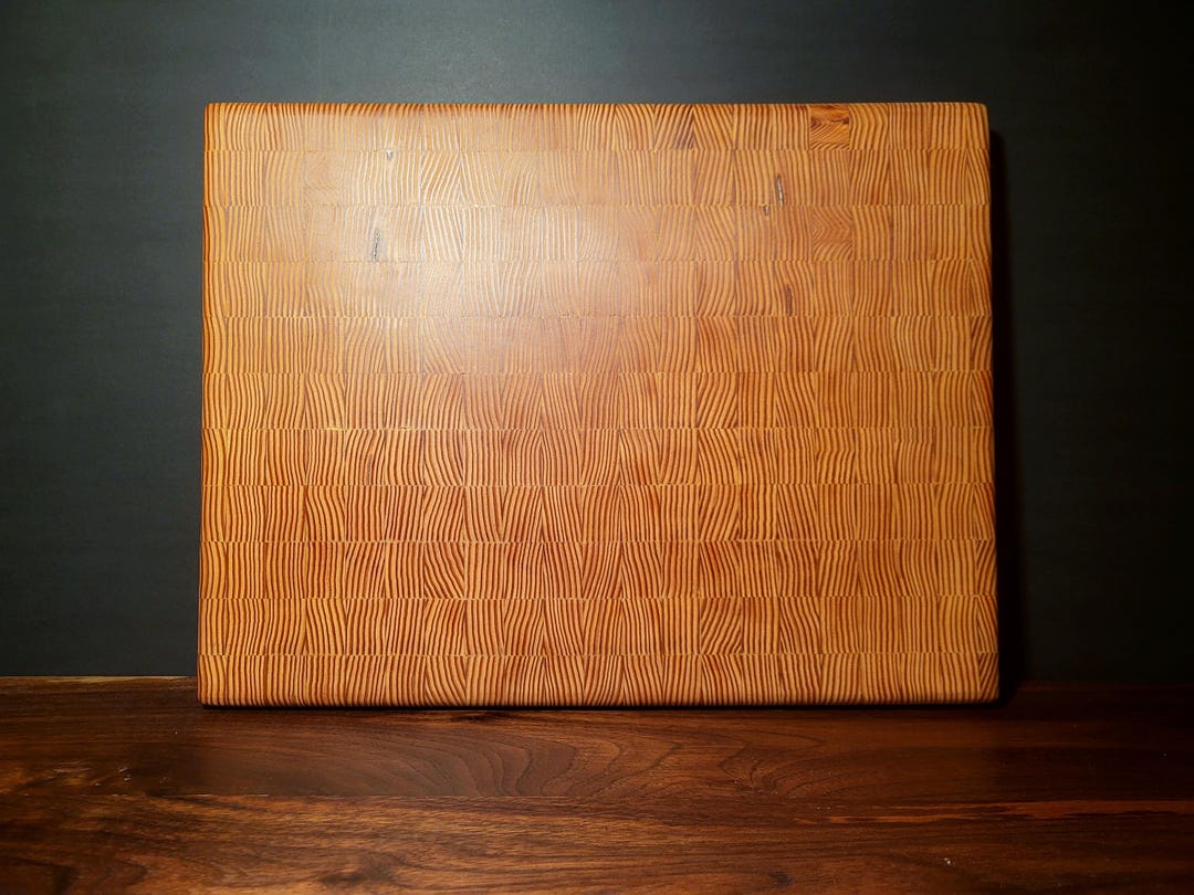Large Douglas Fir End Grain Cutting Board - Etsy