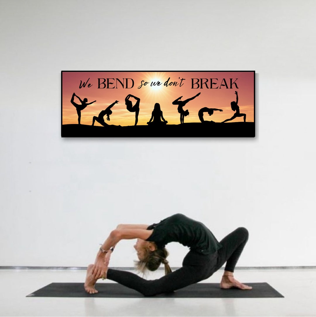 Yoga Studio Wall Art: Inspirational Pose Print (digital Download) - Etsy