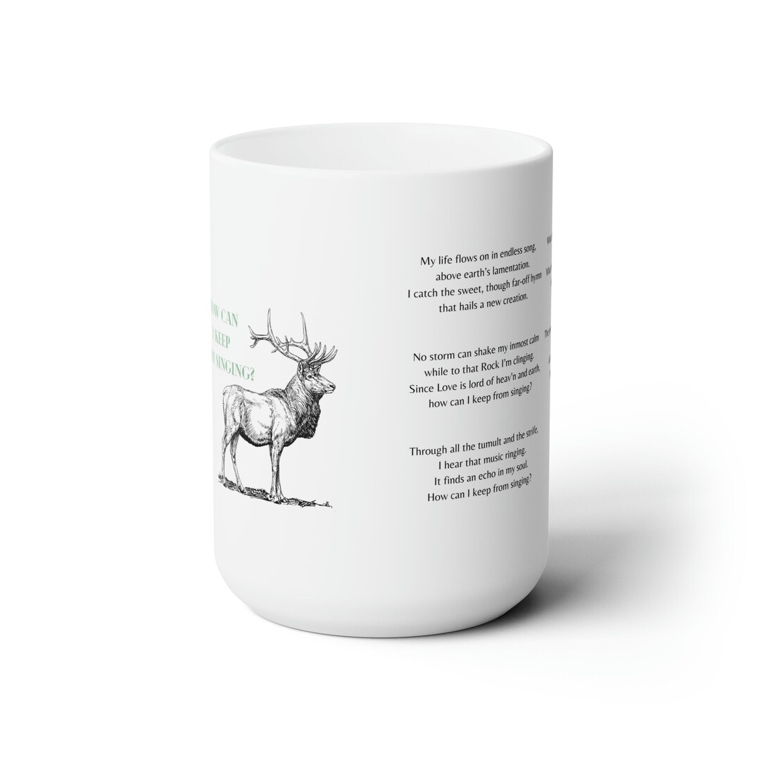 How Can I Keep From Singing Hymn; Christian Mug, Christian Gift ...