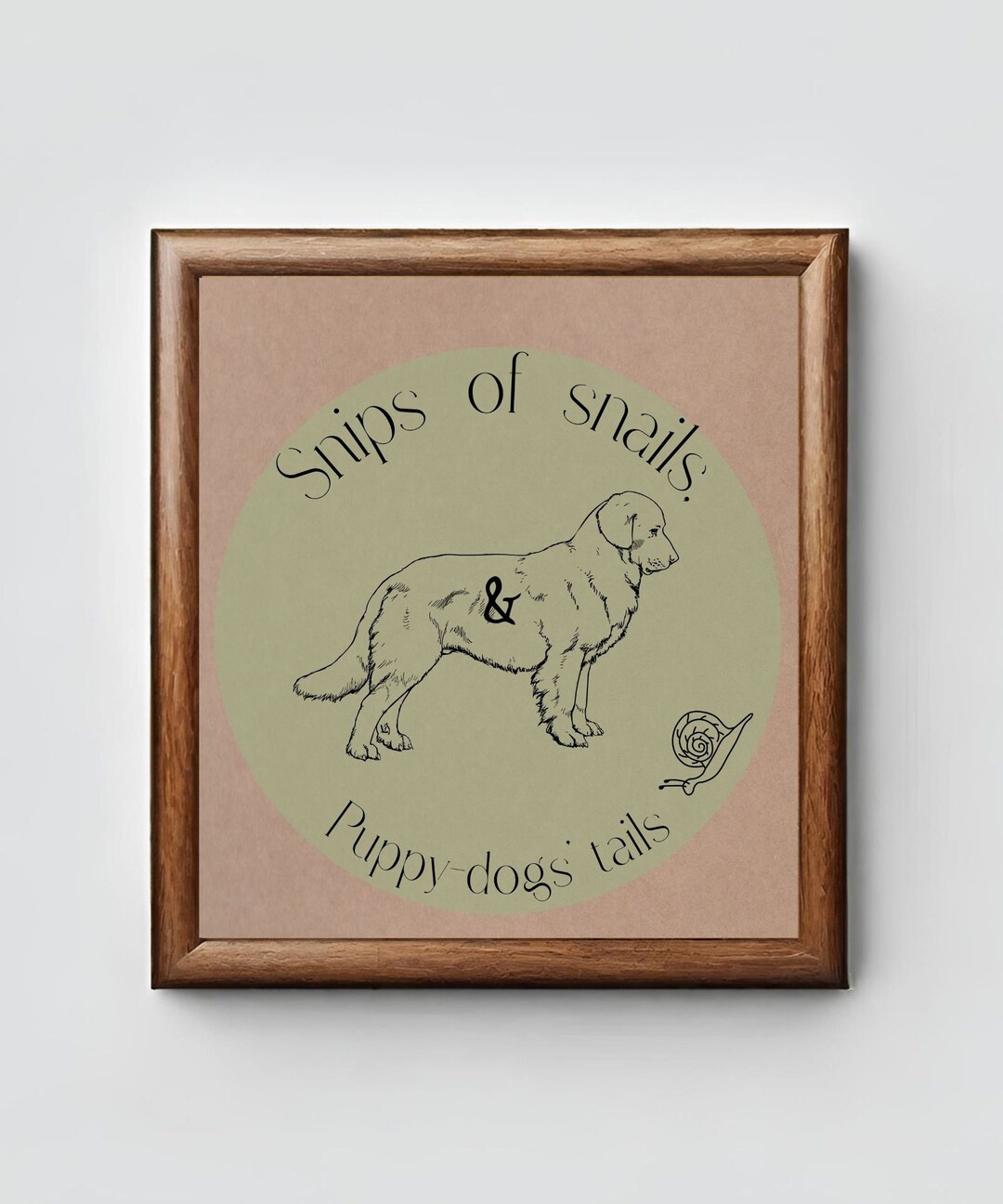 Snips and Snails Puppy Dog Art Print, Nursery Decor (digital Download ...