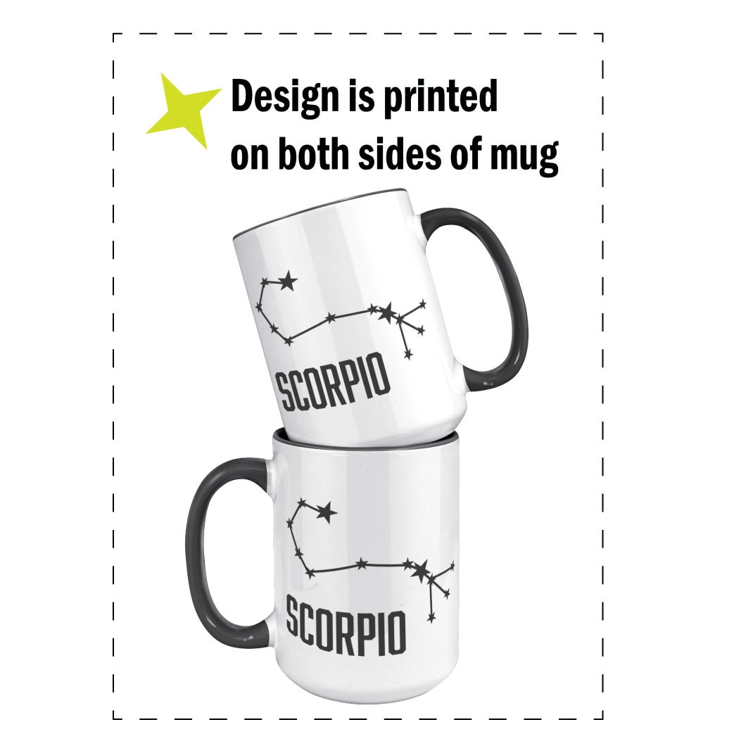 Astrology Coffee Mug, Zodiac Coffee Mug, Scorpio Coffee Mug, Star ...