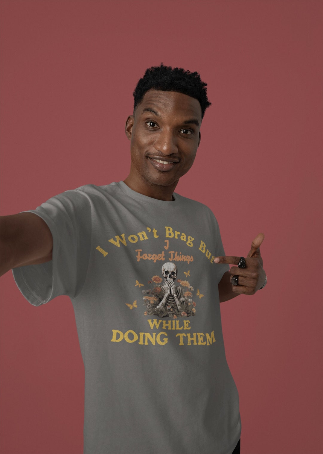 I Forget Things While I Do Them Forgetful Cute Skeleton T-shirt - Etsy