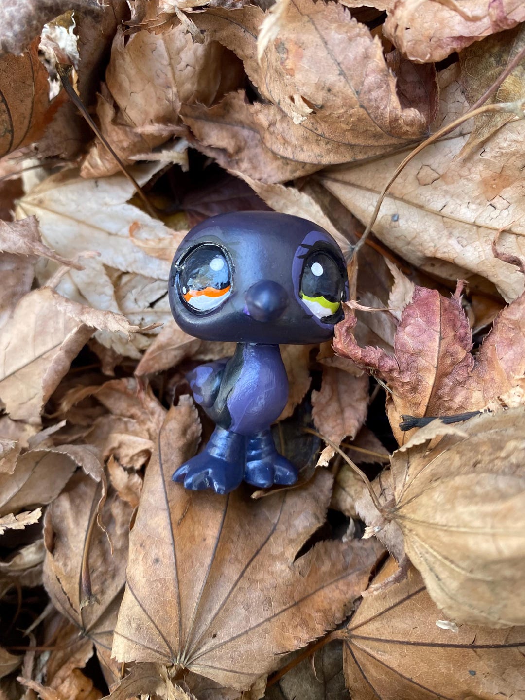 LPS Purple Crow Heterocromic OOAK Custom - Etsy