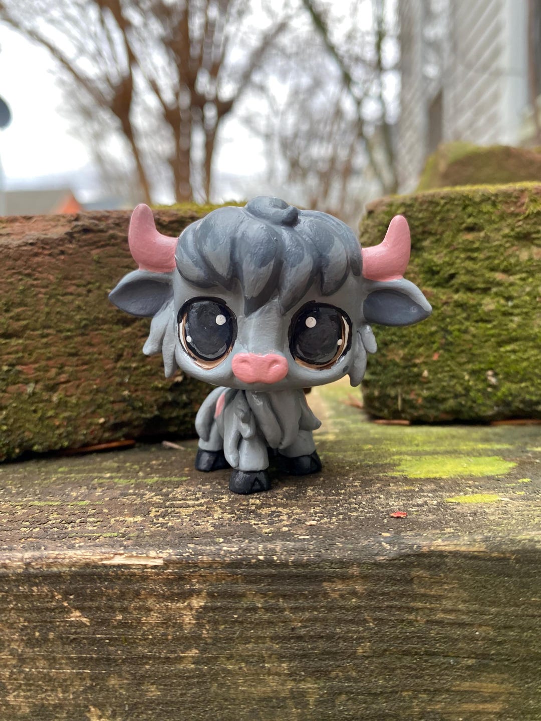 LPS Fluffy Beefalo Bull OOAK Custom - Etsy