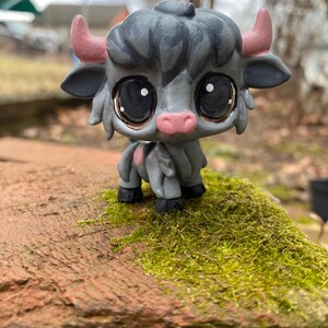 LPS Fluffy Beefalo Bull OOAK Custom - Etsy