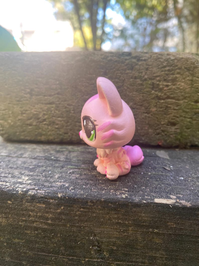 LPS Pink Kitty OOAK Custom - Etsy