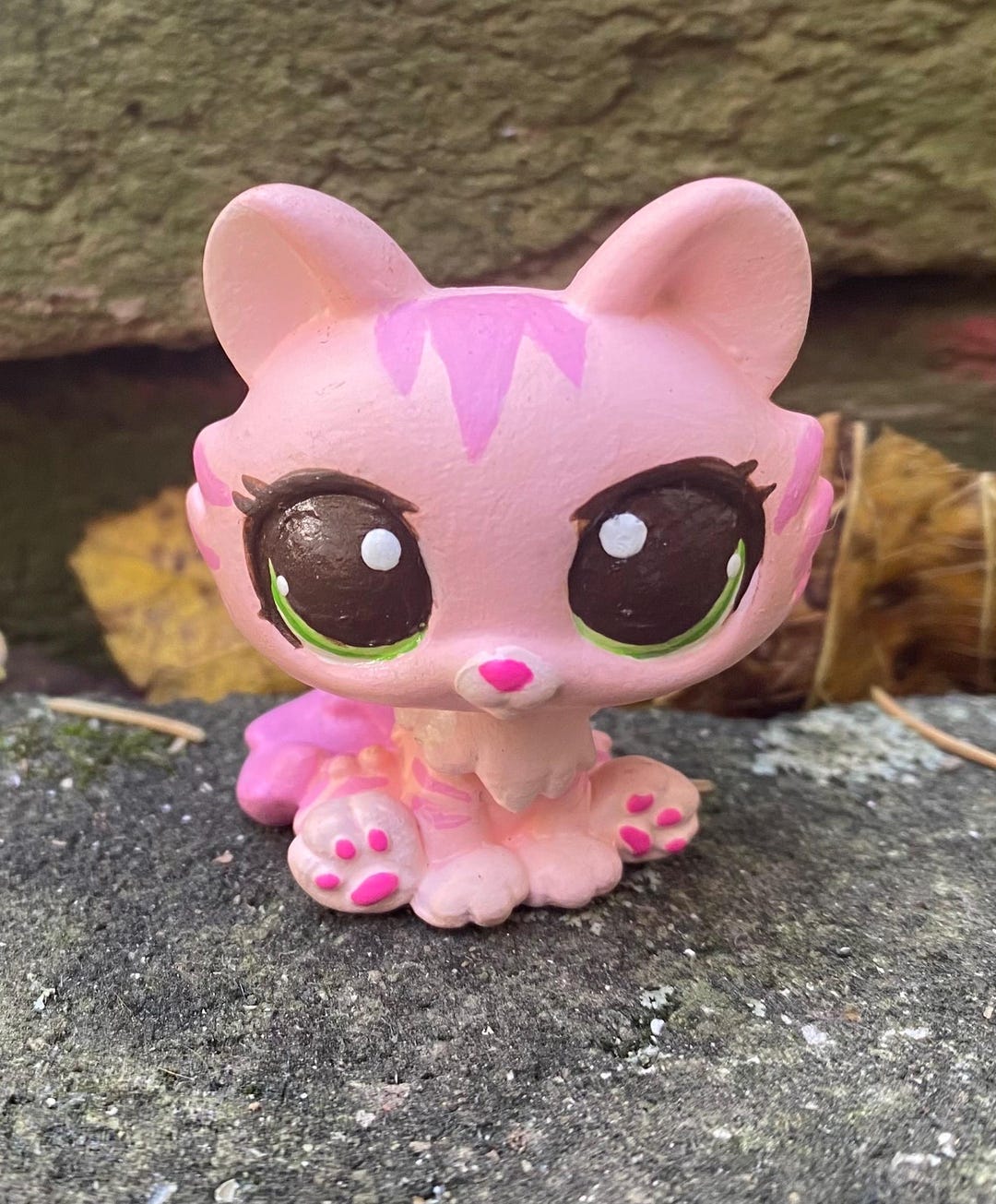 LPS Pink Kitty OOAK Custom - Etsy